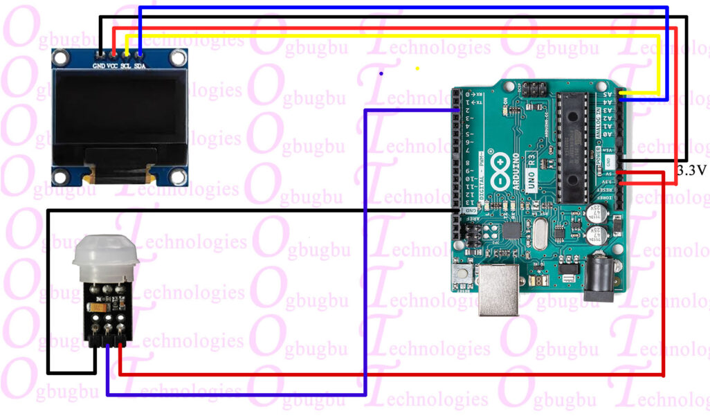 PIR Motion Sensor Radar with Radar with Arduino Uno - Ogbugbu Technologies