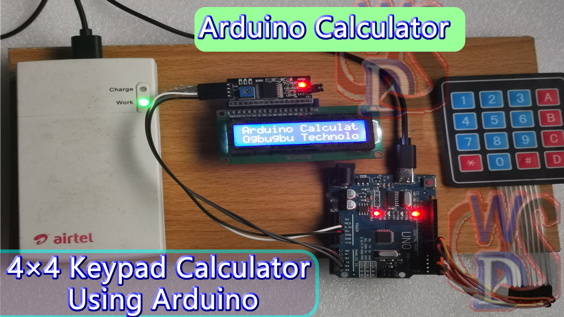 4×4 Keypad Calculator Using Arduino - Ogbugbu Technologies